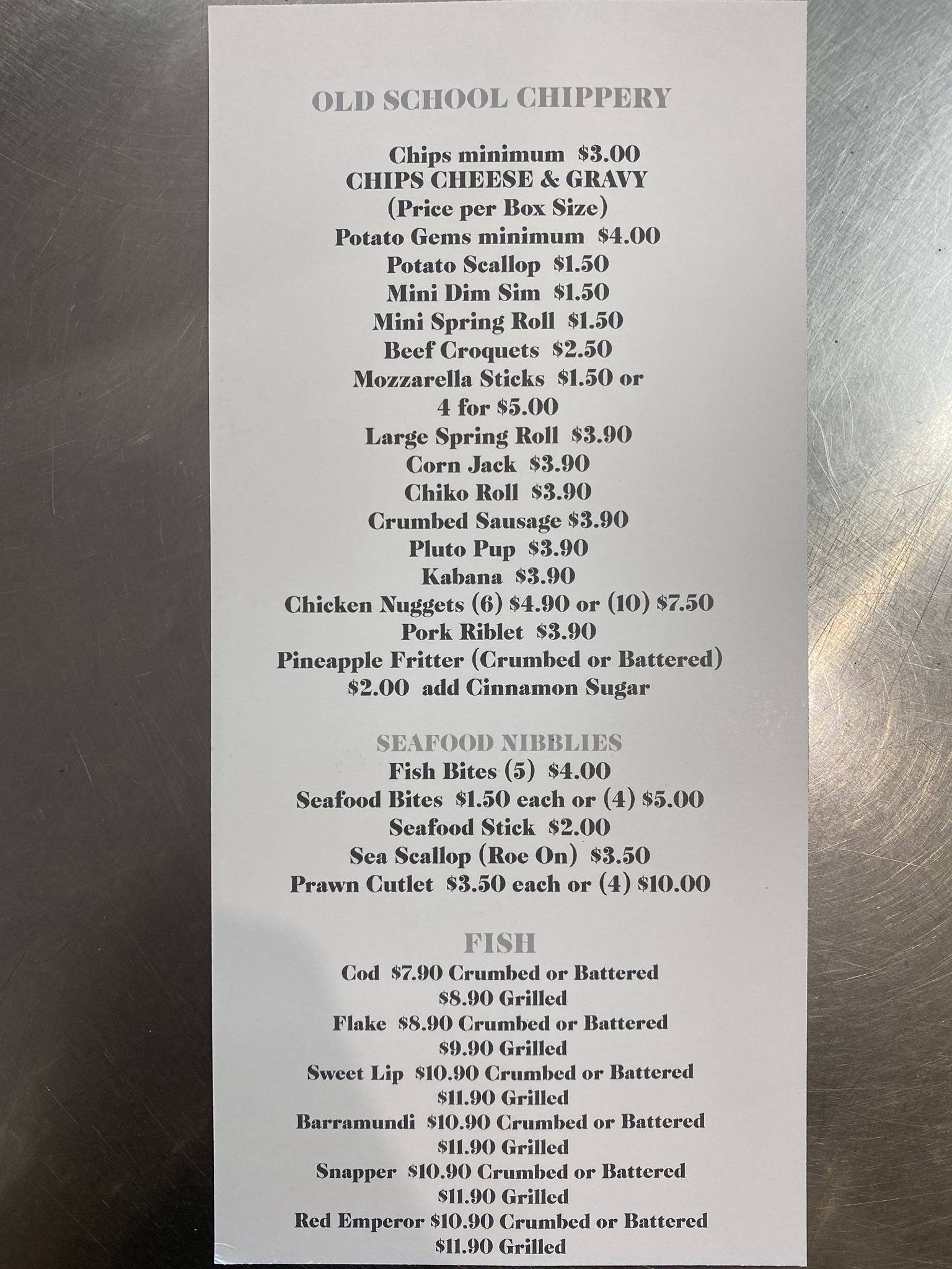 Menu at A Catch 22 Cafe & Takeaway, Chuwar