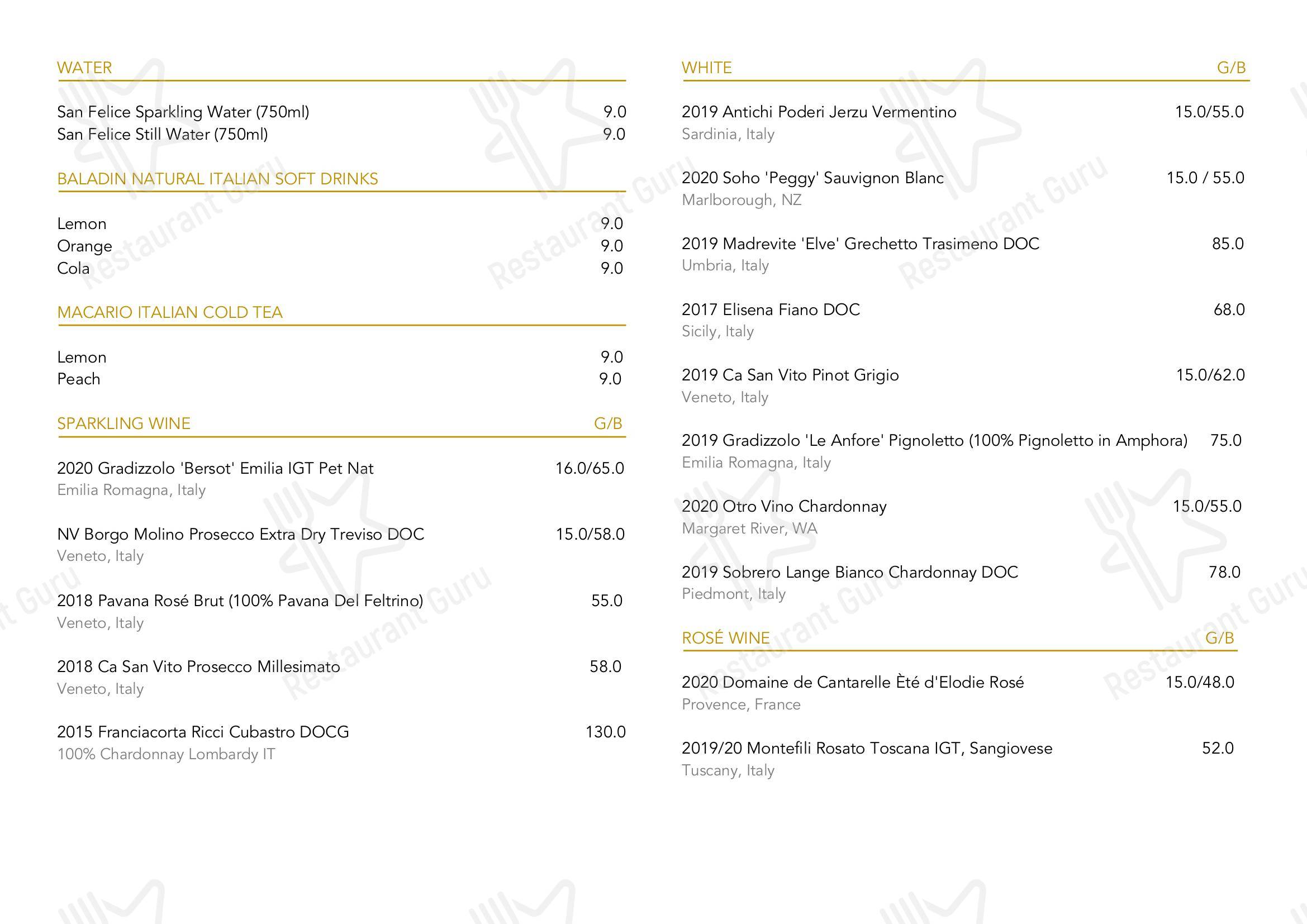 Menu at A Chef Secrets restaurant, Berowra Waters