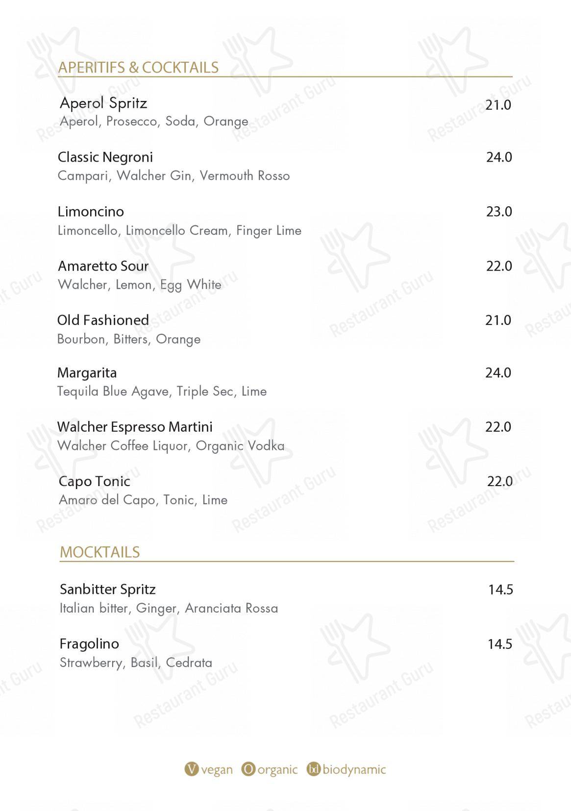 Menu at A Chef Secrets restaurant, Berowra Waters