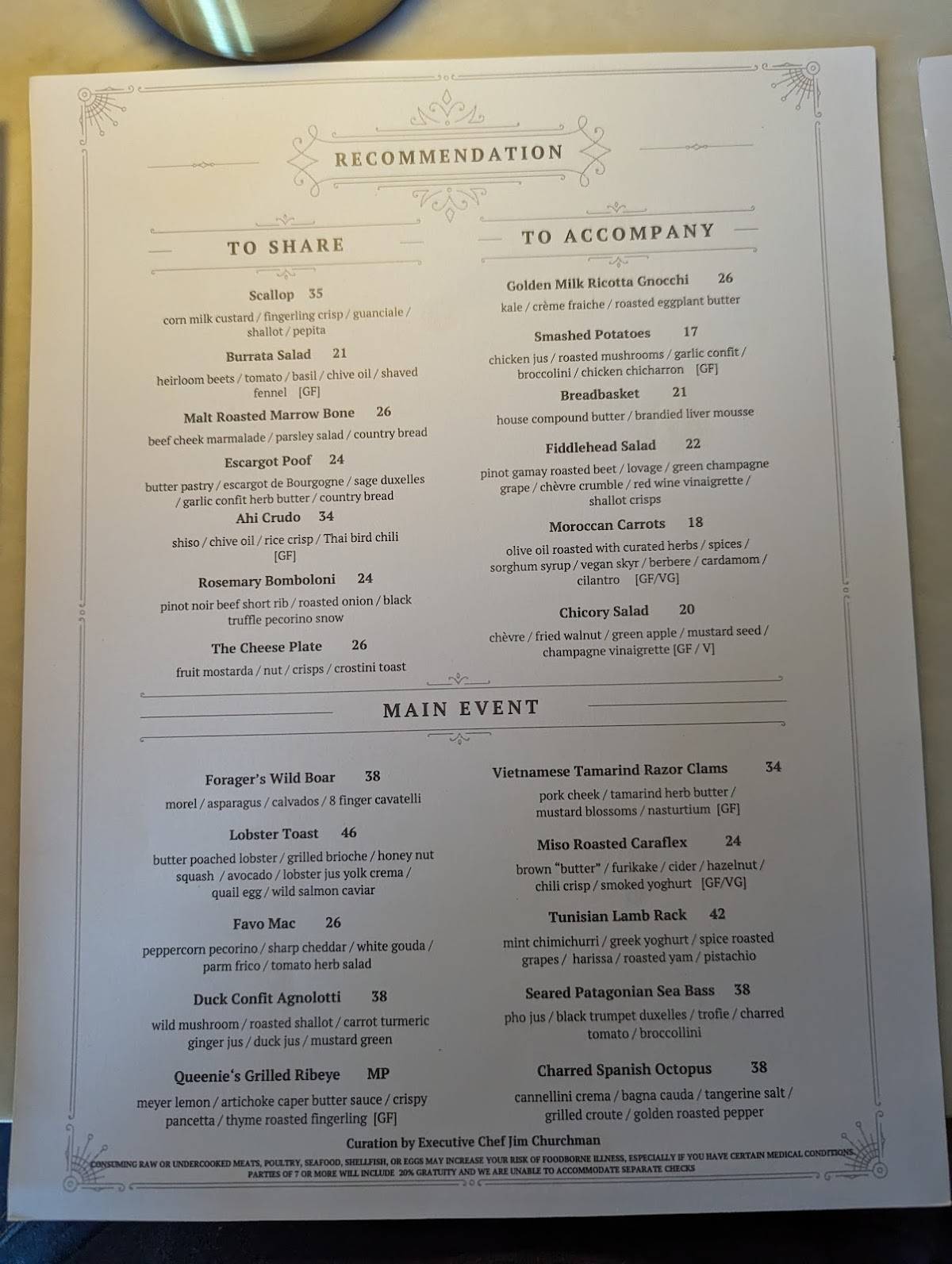 Menu at A Light in the Attic pub & bar, West Reading