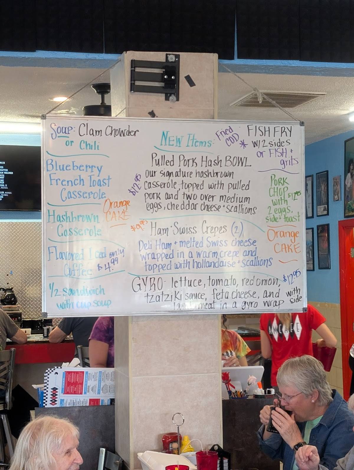 Menu at A.M. CAFE EDGEWATER, Edgewater