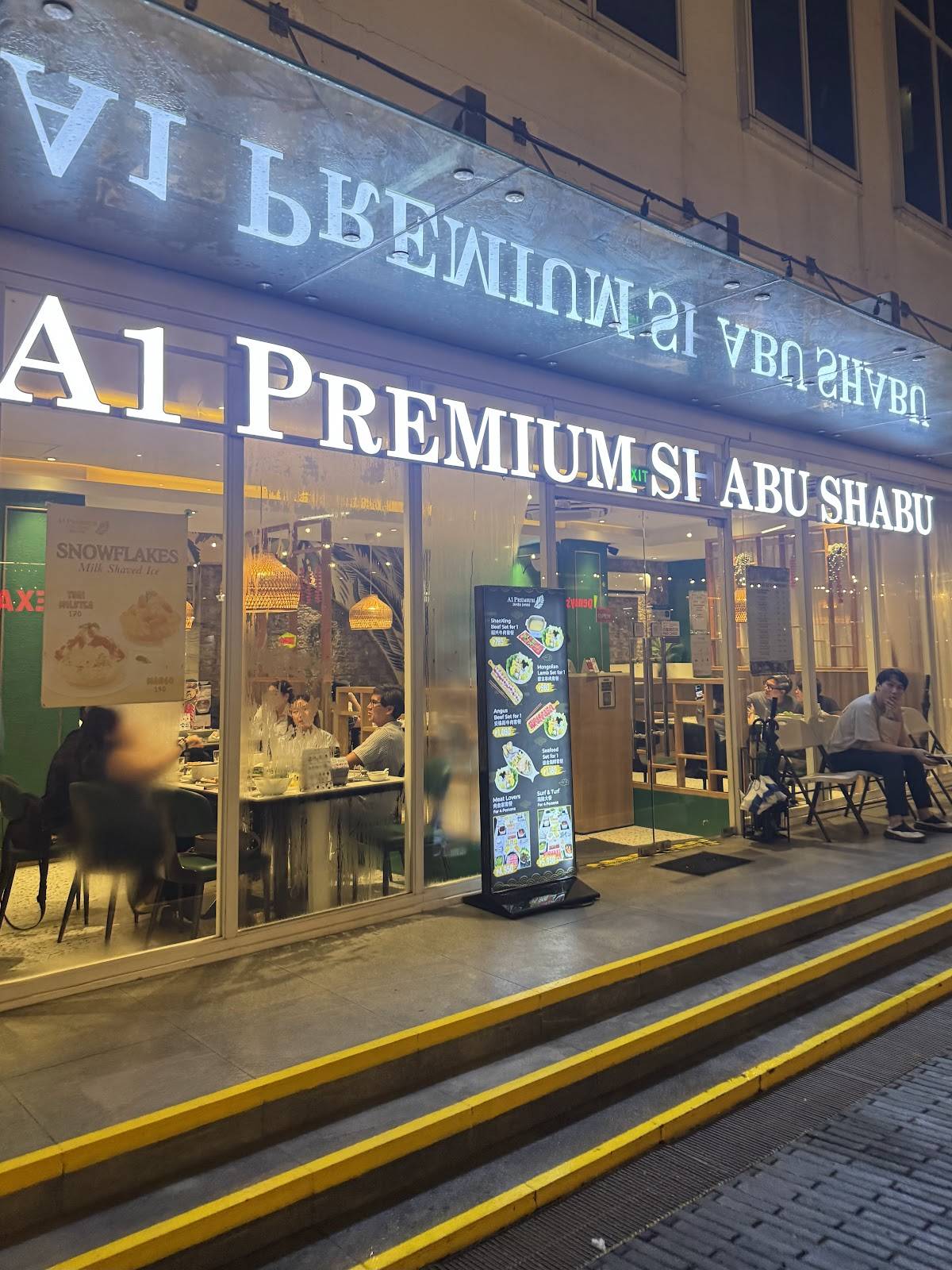 Menu at A1 Premium Shabu-Shabu, BGC restaurant, Taguig