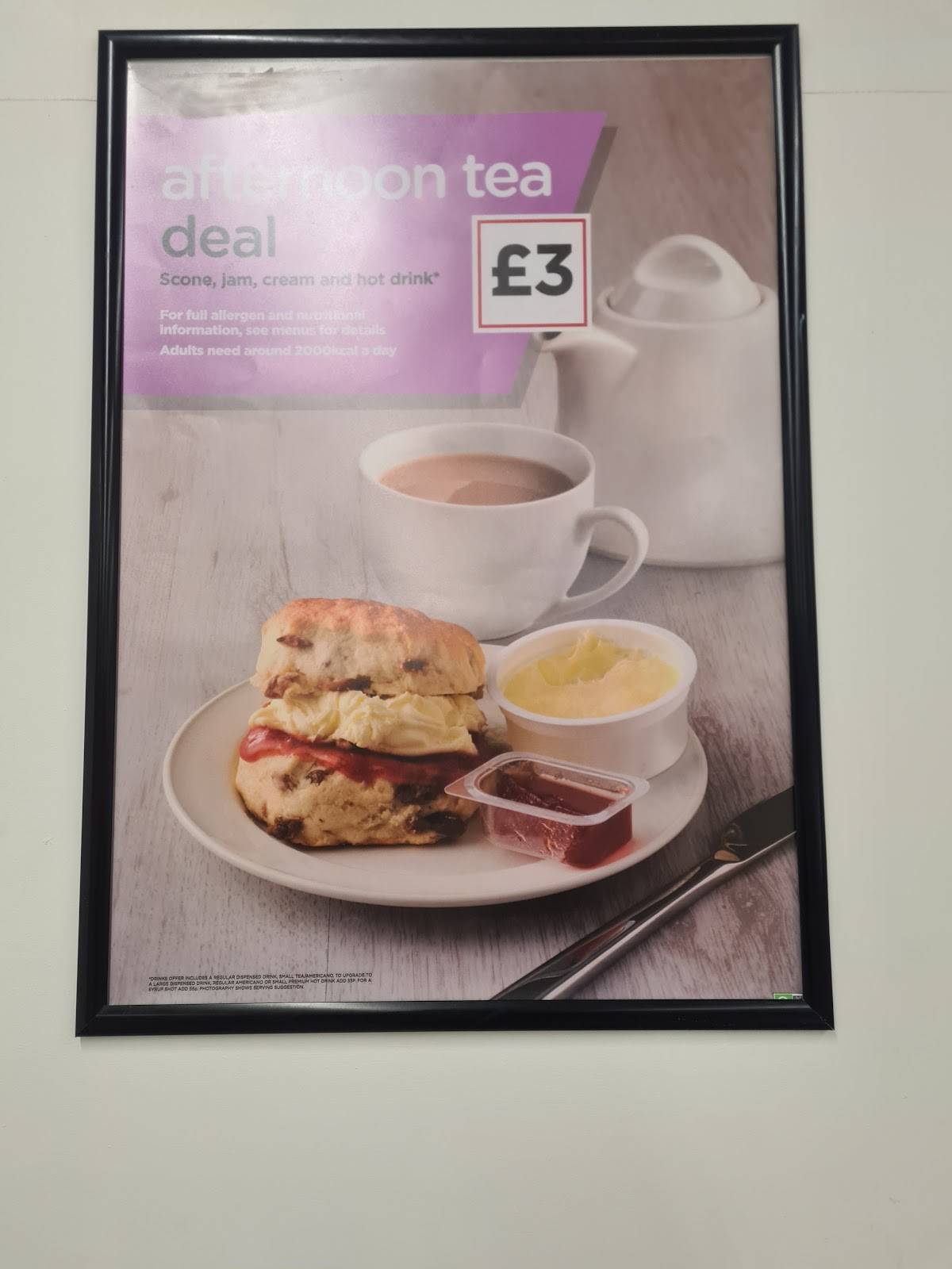 Menu at ASDA Cafe, Northwich