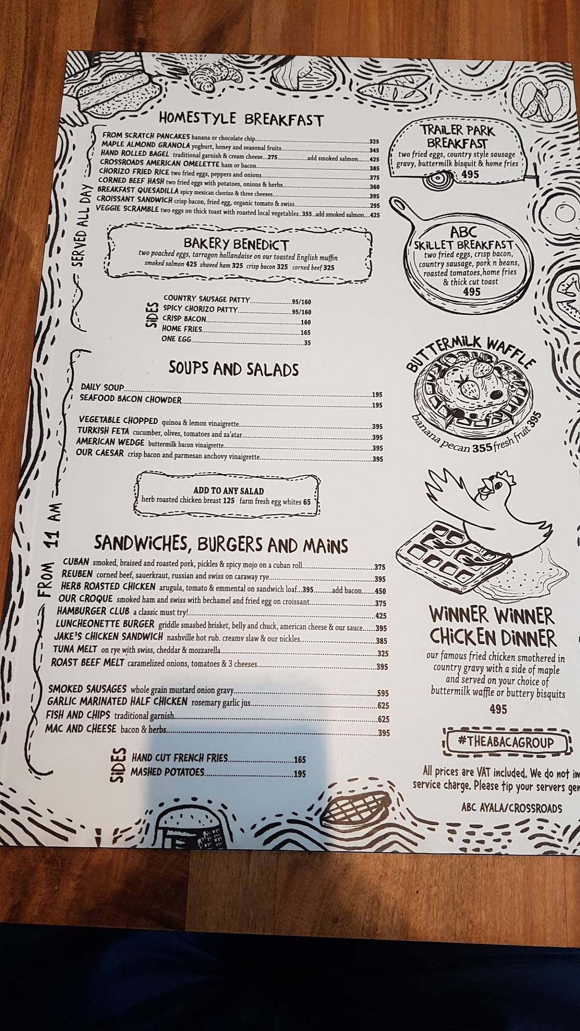 Menu at Abaca Baking Company Ayala cafe, Cebu City, The Terraces