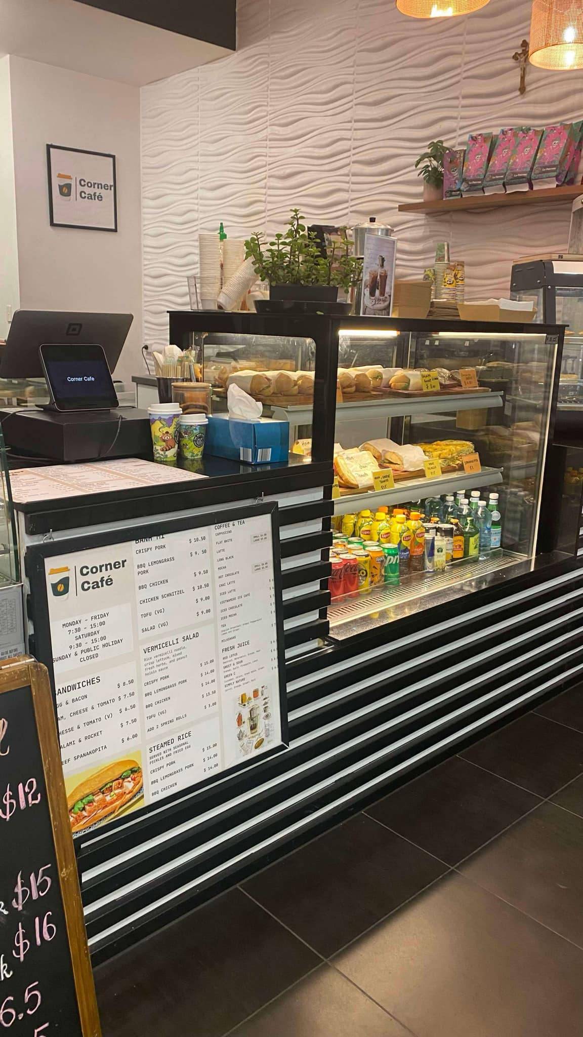 Menu at Corner Cafe, Abbotsford, The Hive