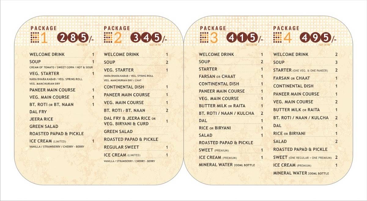Menu at ELITE RESTAURANT & BANQUET, Ahmedabad