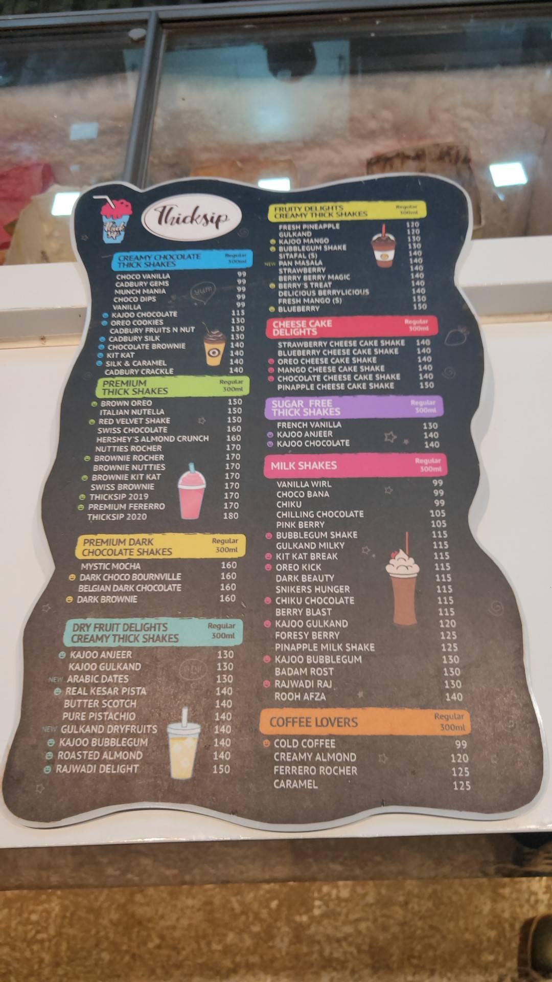 Menu at THICK SIP - NIKOL, Ahmedabad