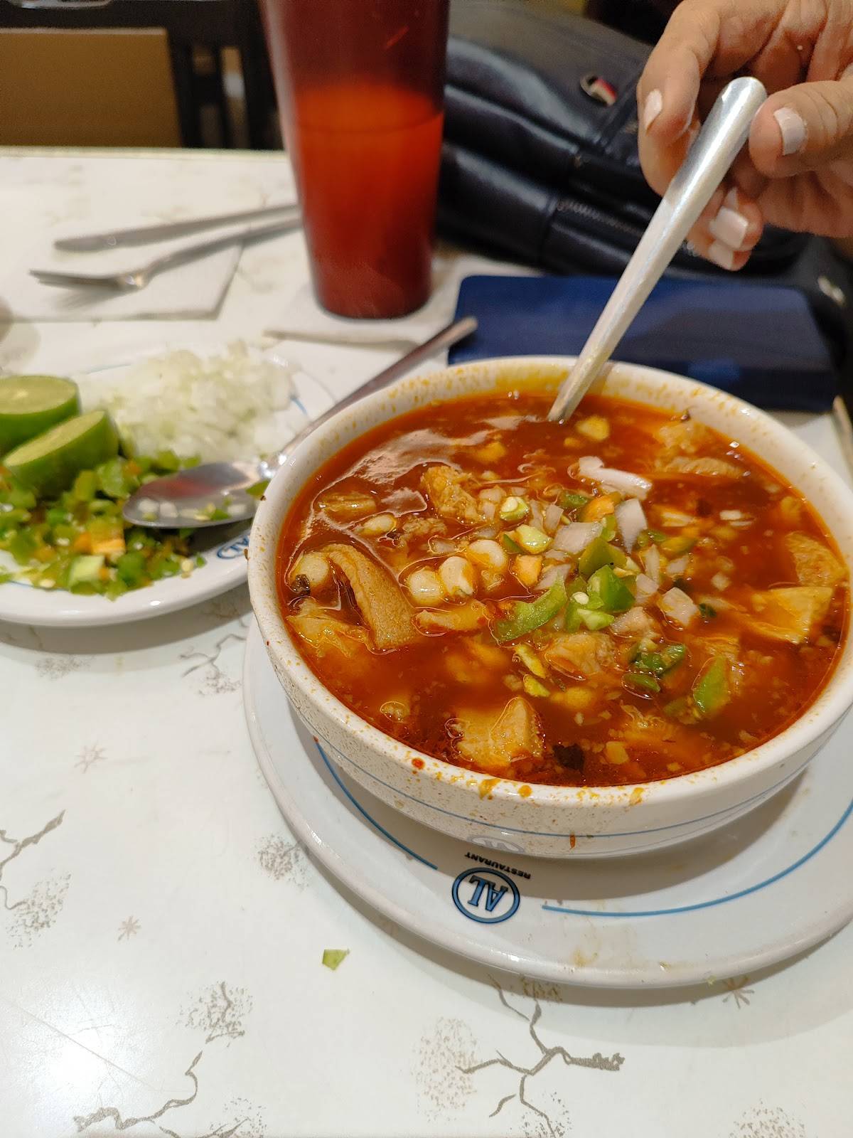 Carta de Al Restaurant, Sa De Cv, Monterrey