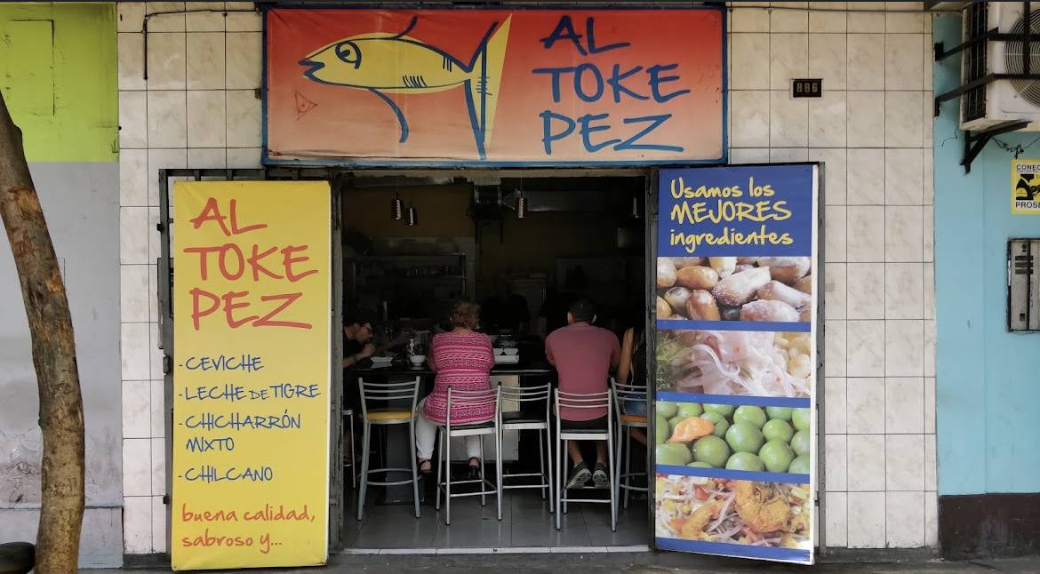 Menu at Al Toke Pez restaurant, Surquillo, Av. Angamos Este 886