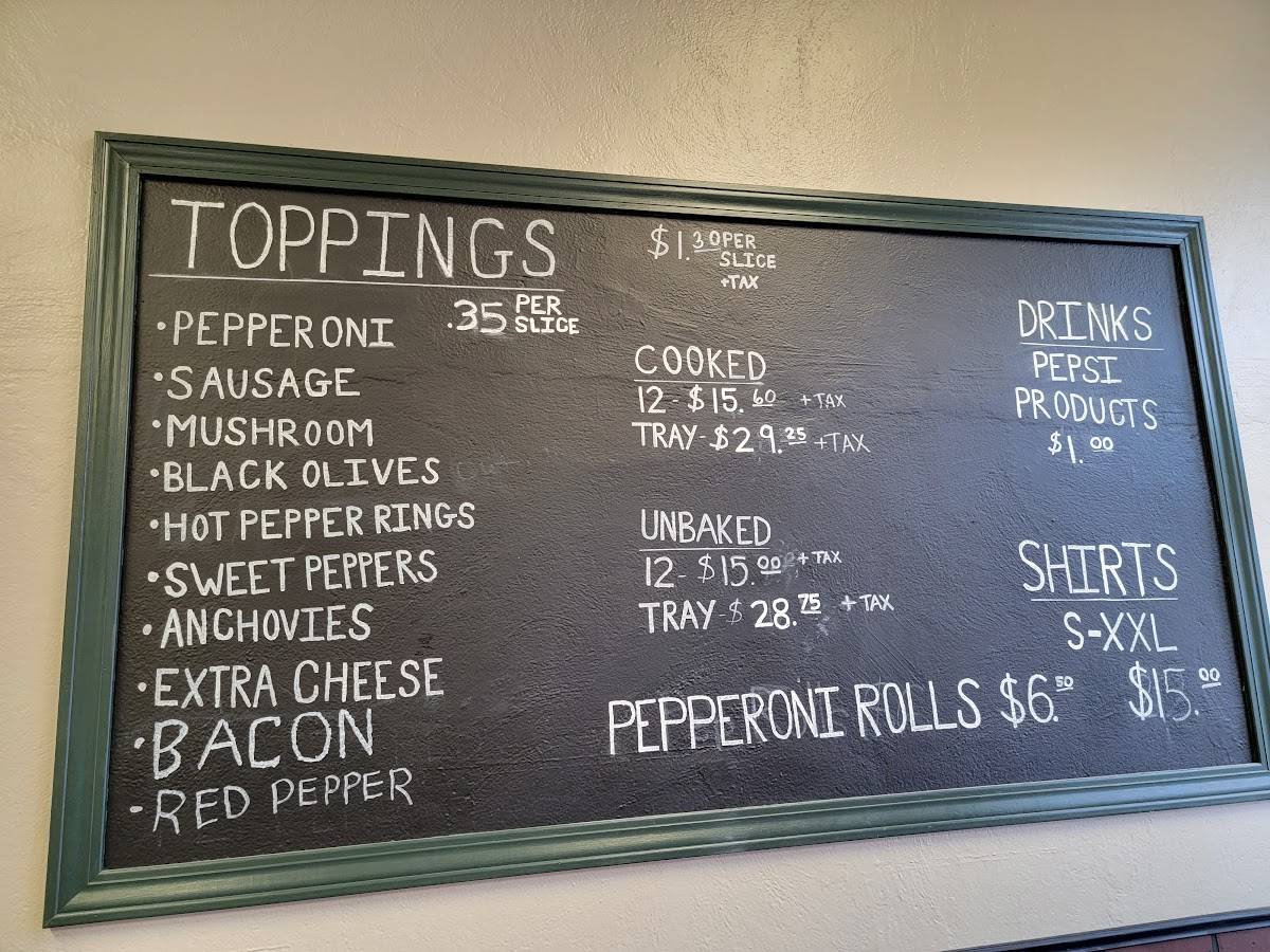 Menu at Police Station Pizza pizzeria, Ambridge