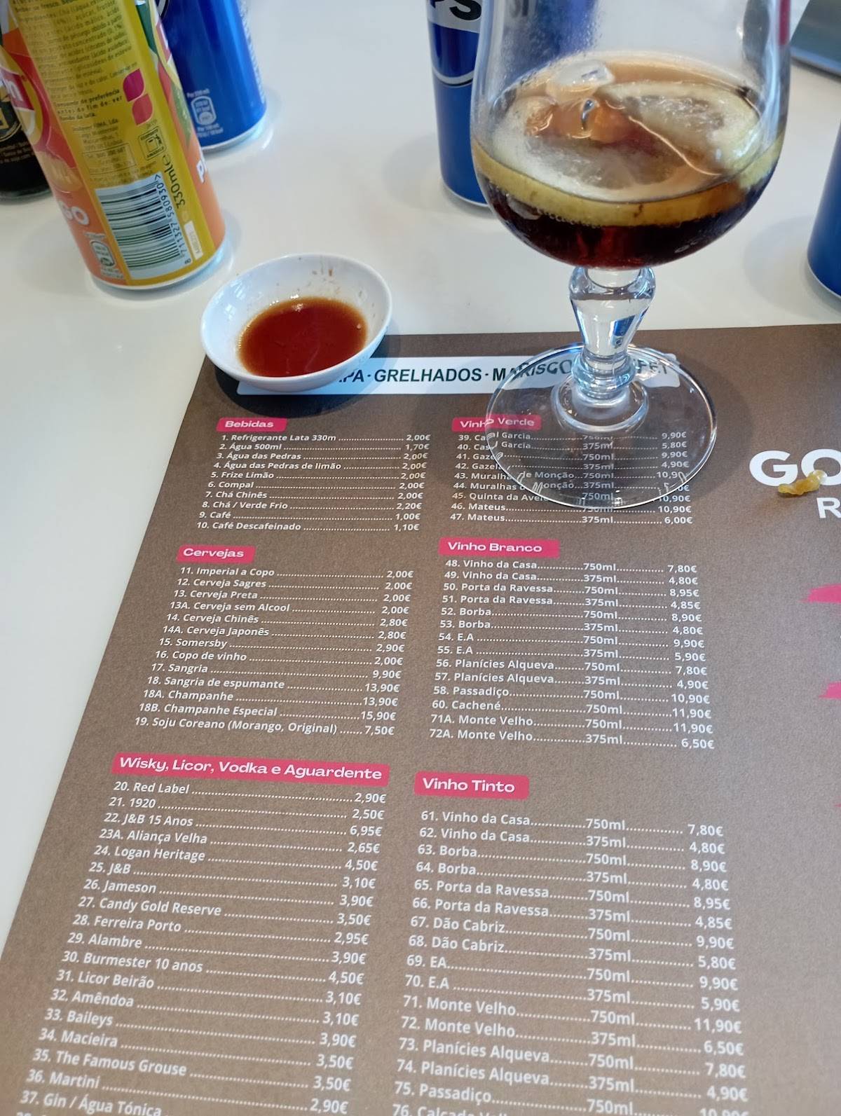 Menu at Good Wok restaurant, Amora
