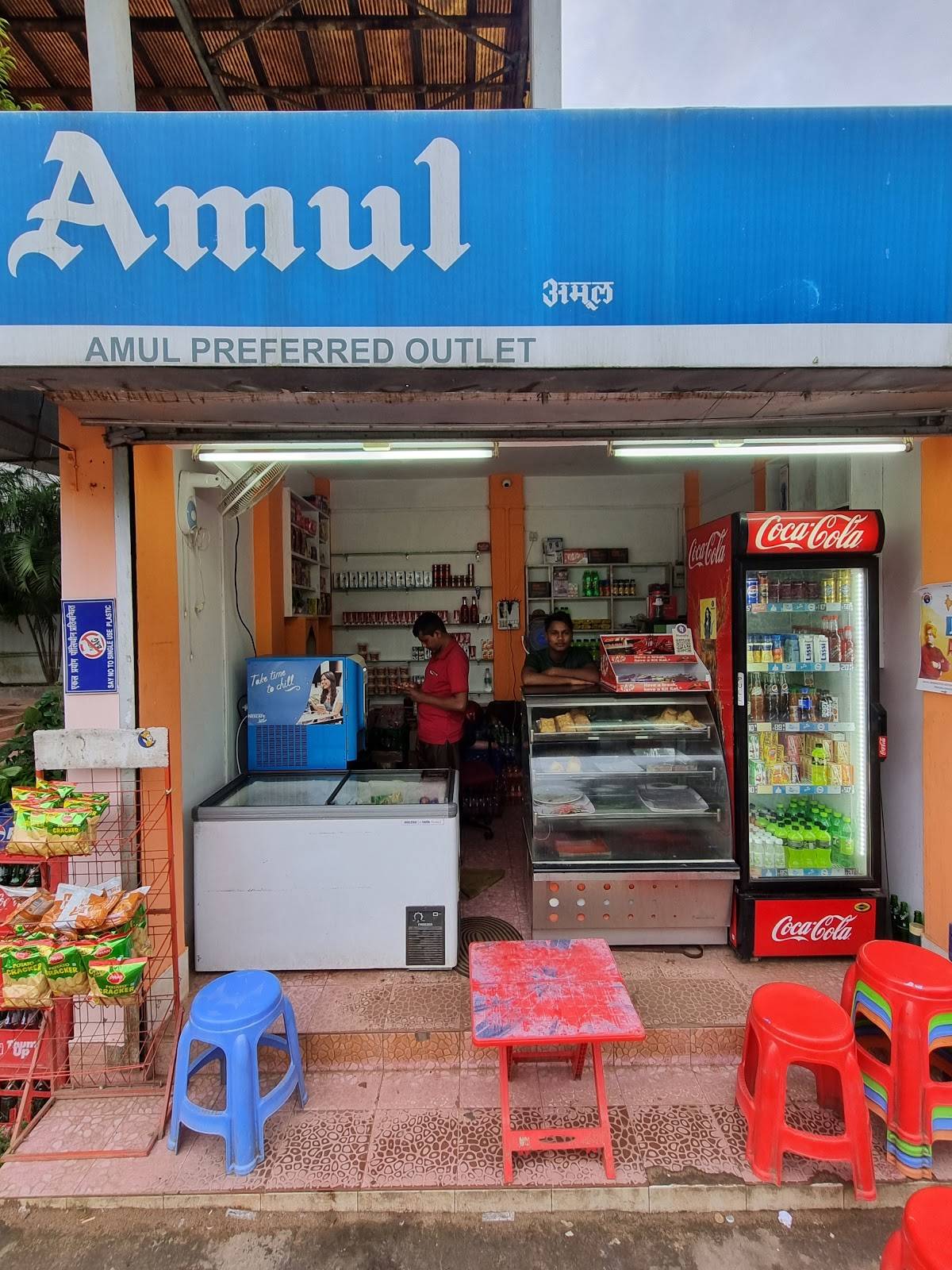 Menu at Amul Parlour, Madhuban