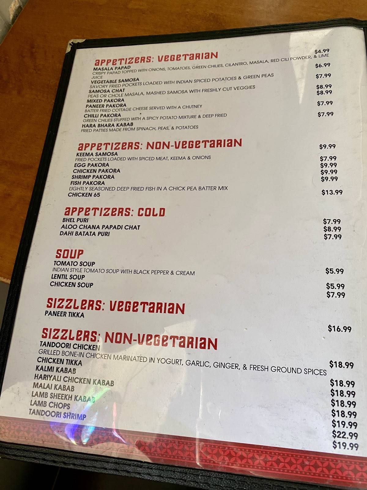 Menu at Apna Kitchen restaurant, East Ridge