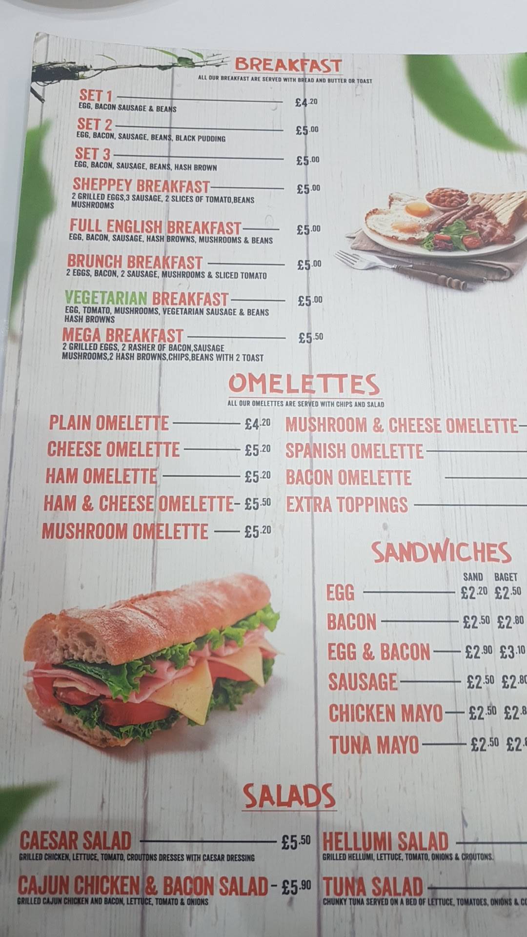 Menu at Arizona Diner & Cocktail Bar, Sheerness