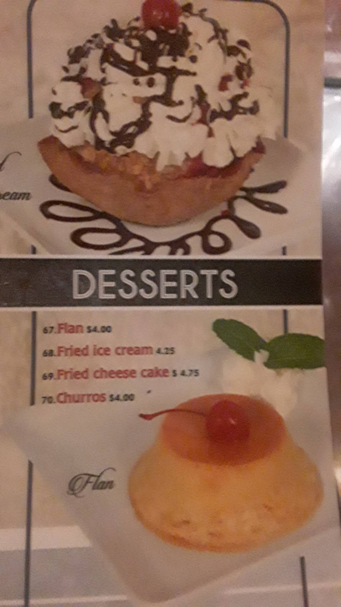Menu at Asada Grill & Cantina restaurant, Highland, W 45th St
