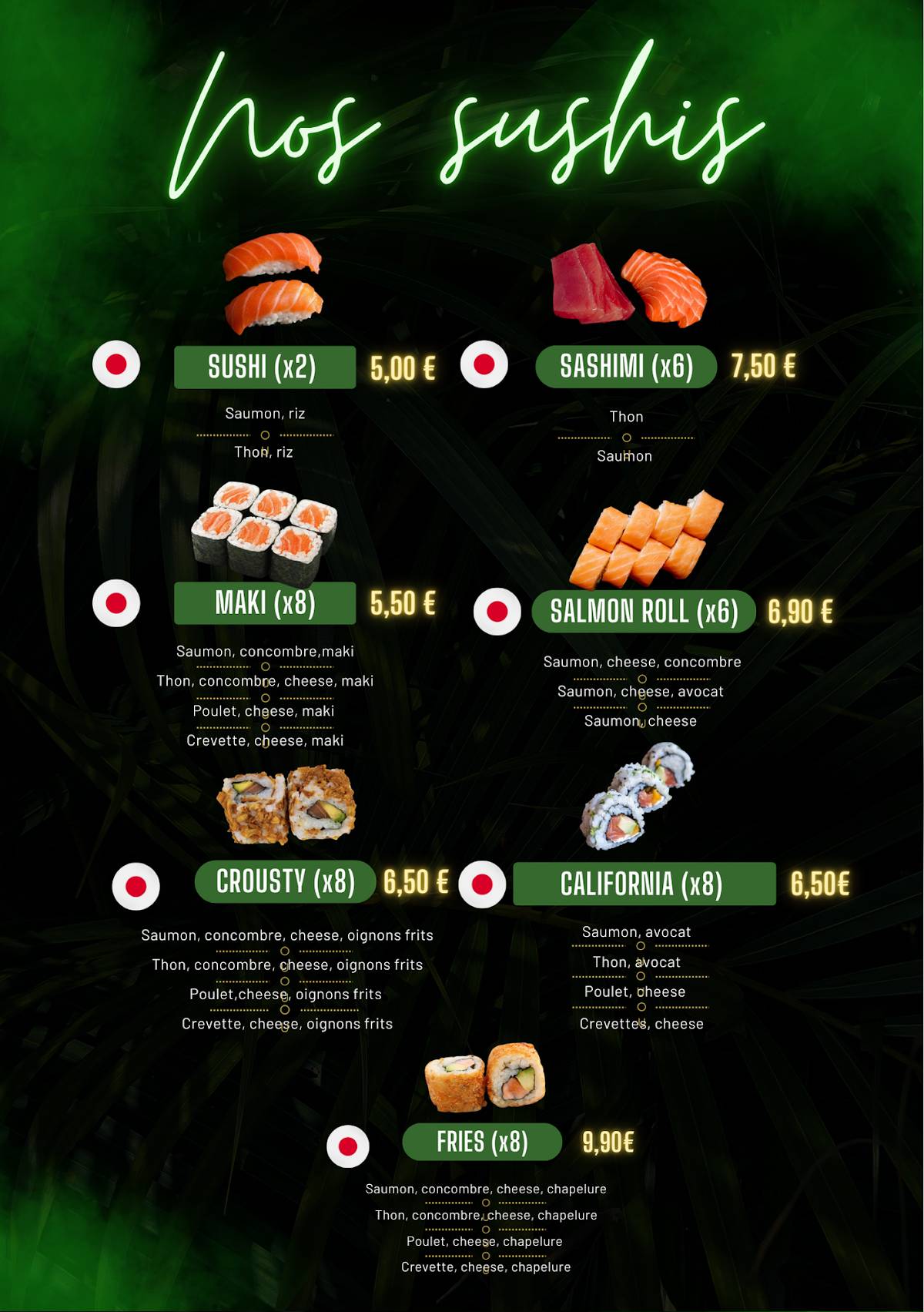 Menu au Asian Street Vienne - Sushi Street Food restaurant, Vienne