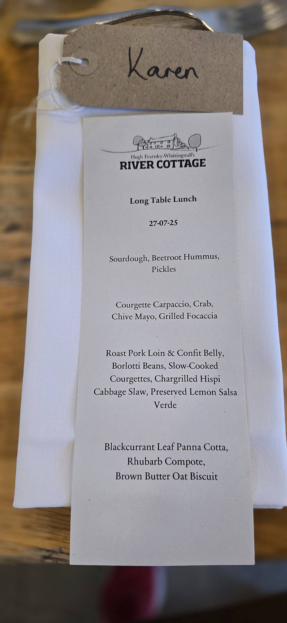 Menu at River Cottage HQ: Cookery School, Dining, and Weddings cafe ...
