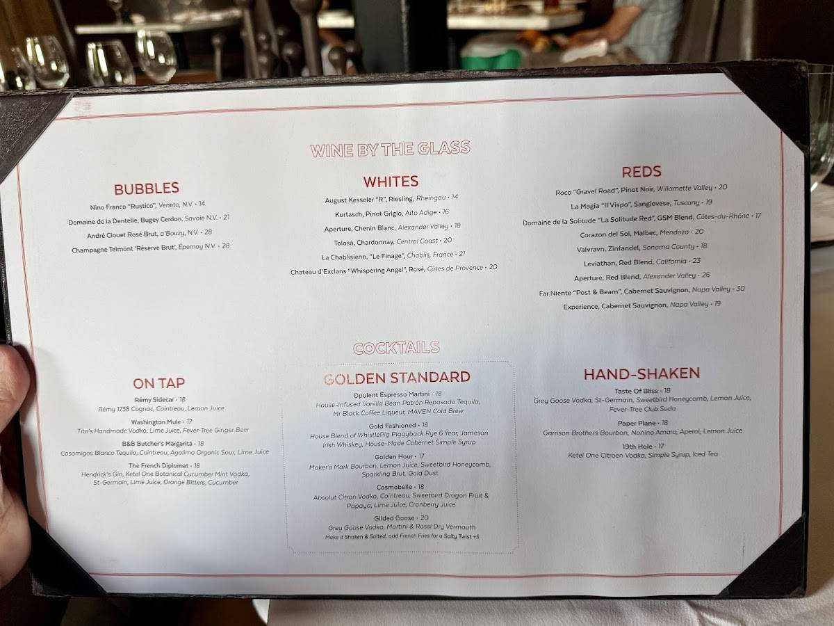 Menu at B&B Butchers pub & bar, Houston