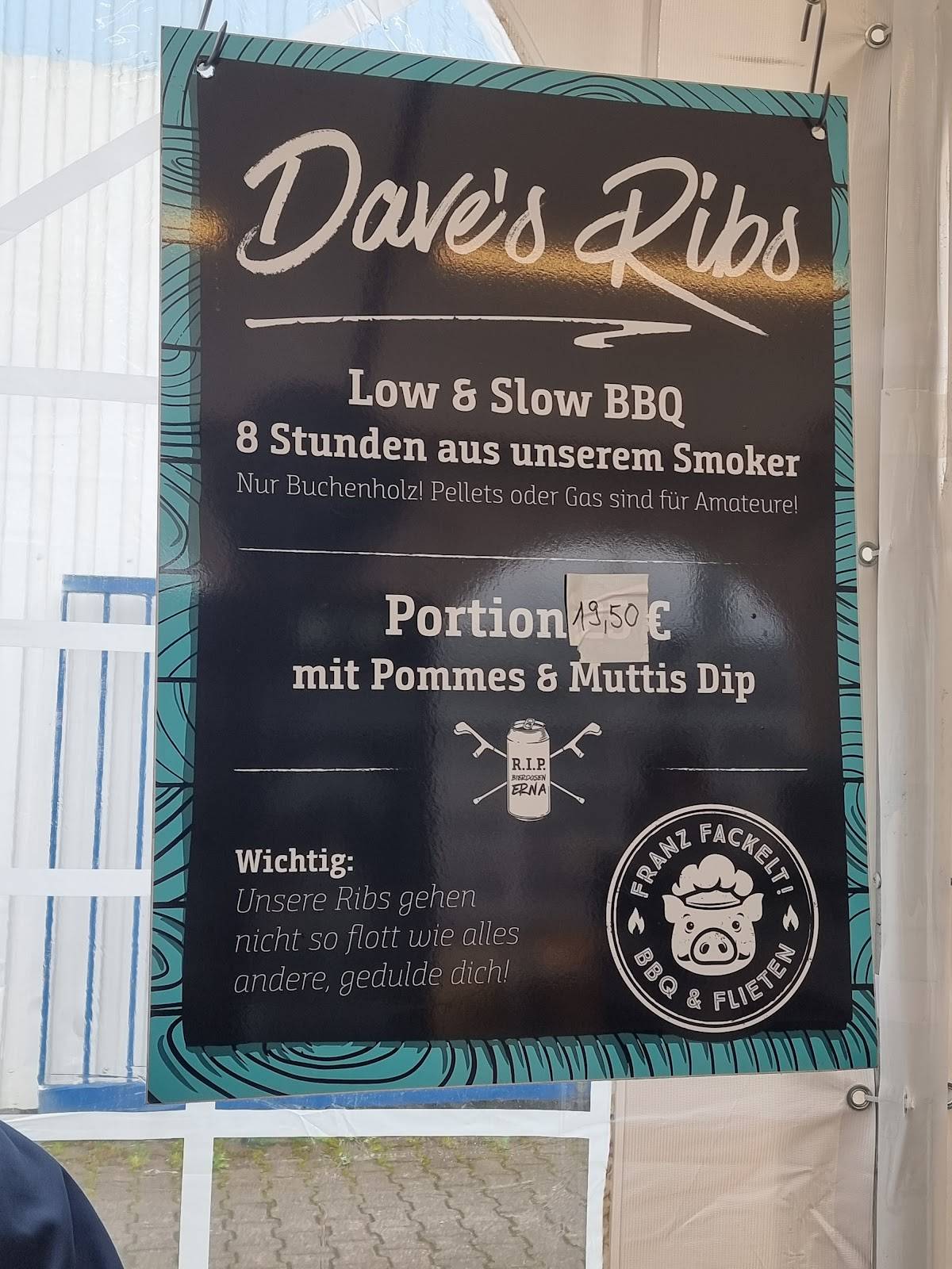 Speisekarte von Flieten Franz BBQ, Trier