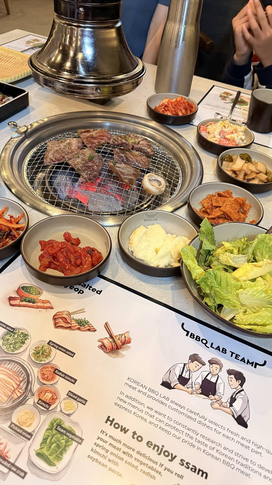 Menu at BBQ LAB Glen, Glen Waverley