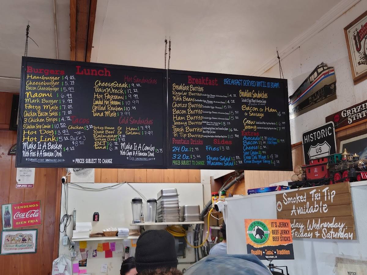 Menu at Roundhouse Deli BBQ, Roseville