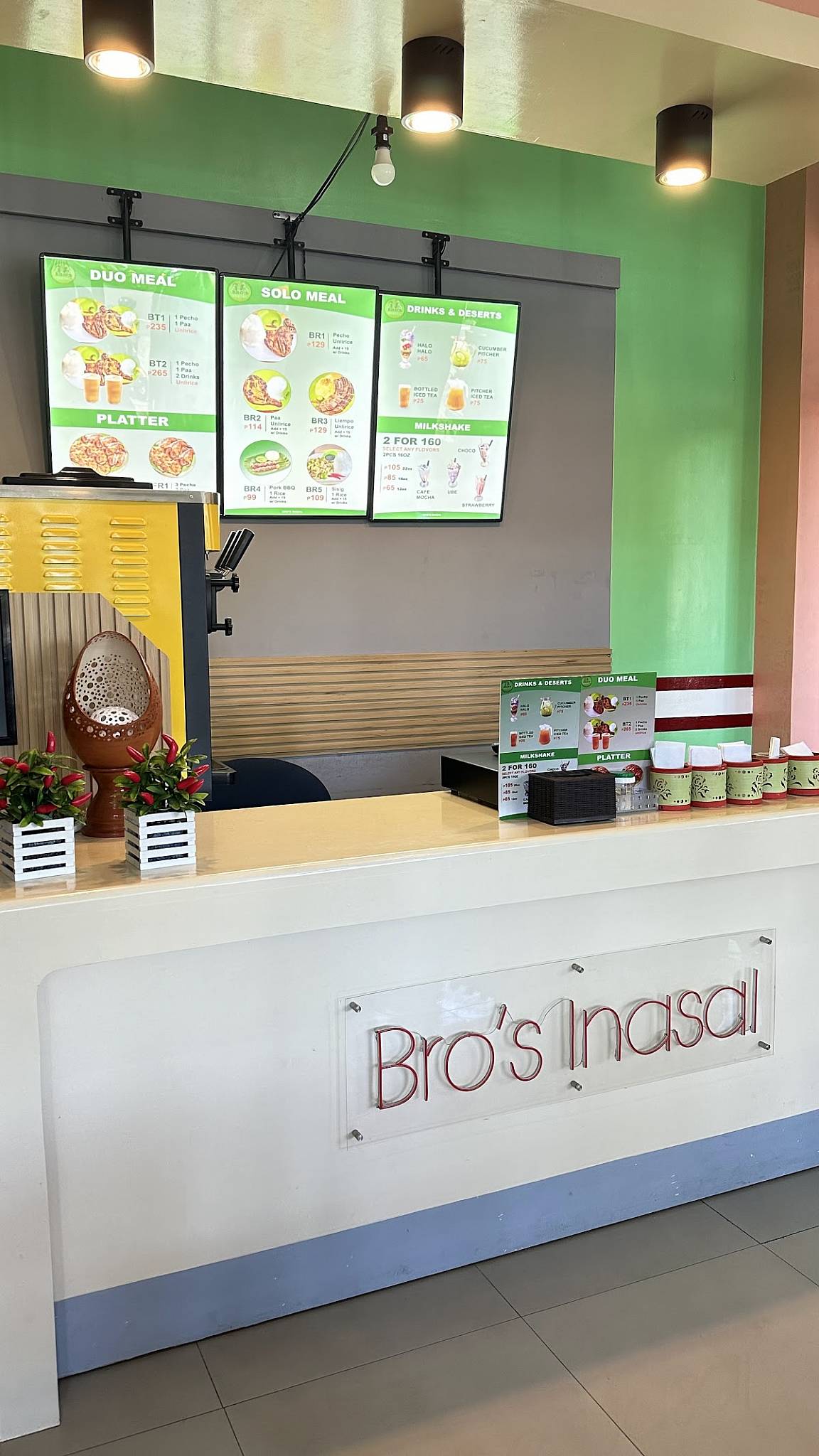 Carta del restaurante BRO'S INASAL - TABACO CITY, Tabaco City