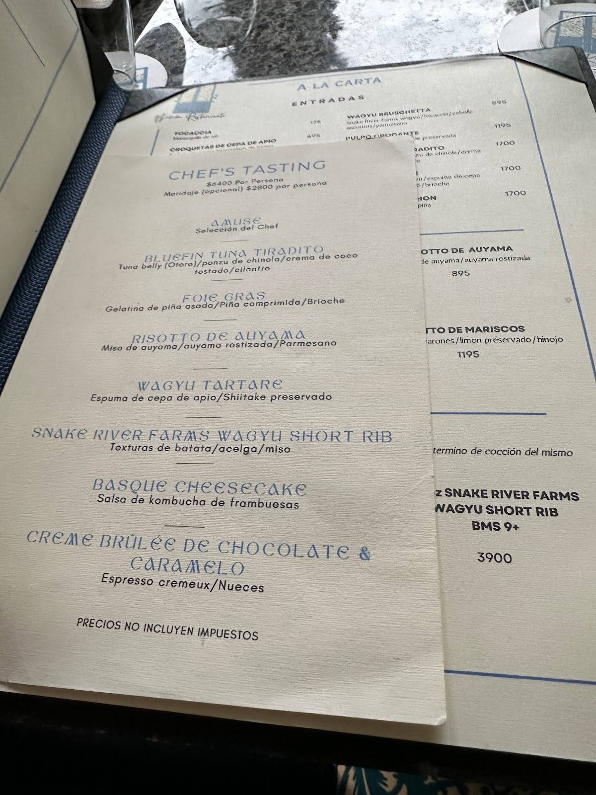 Menu at Balcón Restaurant & Lounge, Jarabacoa