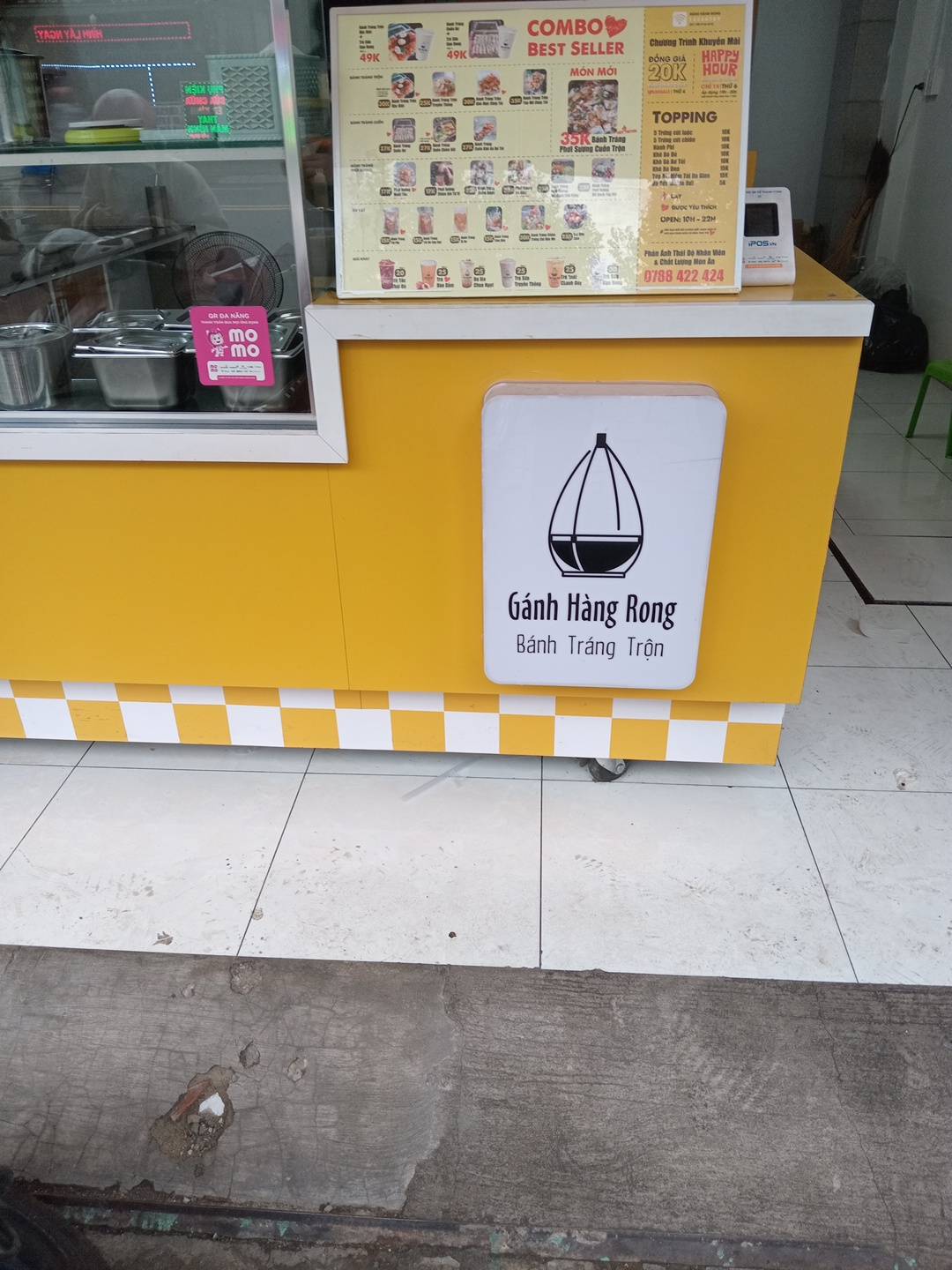 Menu at Bánh Tráng Trộn - Gánh Hàng Rong - CN3 - Lê Hồng Phong, Thu Dau Mot