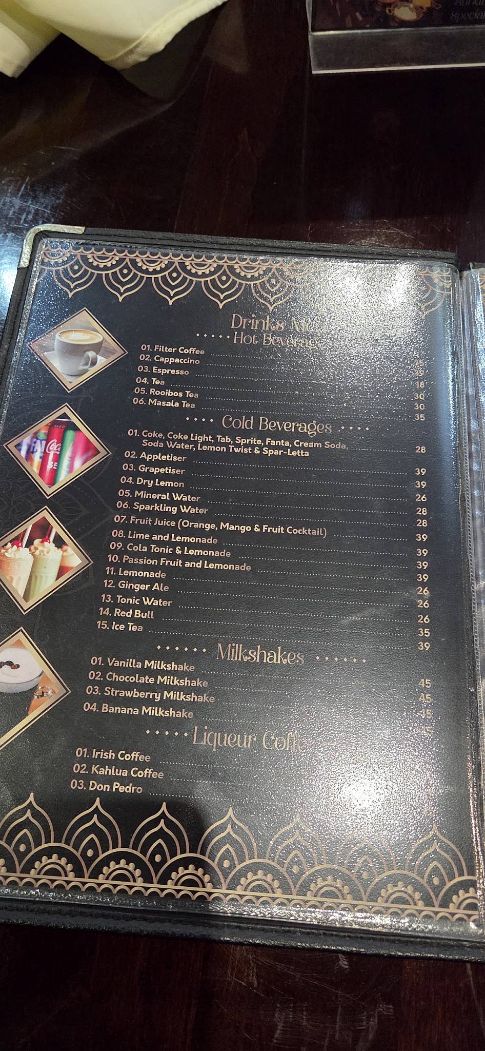 Menu at Banjaara Indian Restaurant & take-away weltevreden park town ...