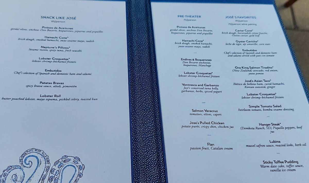 Menu at Bar Mar, Chicago