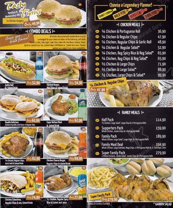 Menu at Barcelos Karen Park, Pretoria, Shop 21 Karenpark Crossing Ctr