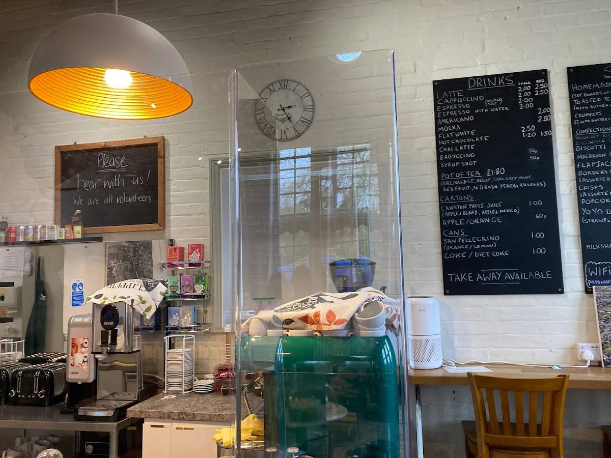 Menu at Barnaby's Coffee Shop, Swanmore