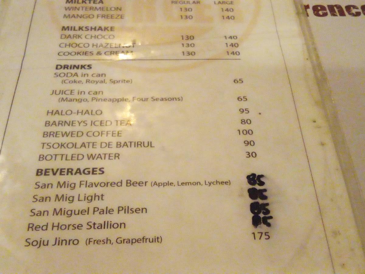 Menu at Barneys Burger Bar + Kitchen, San Fernando, 2MMF+XRC