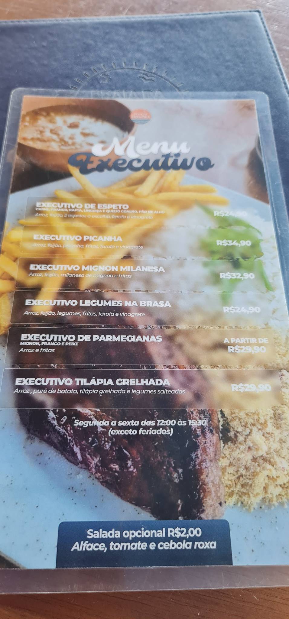 Menu em Praia da Tiquatira Beach Club, São Paulo