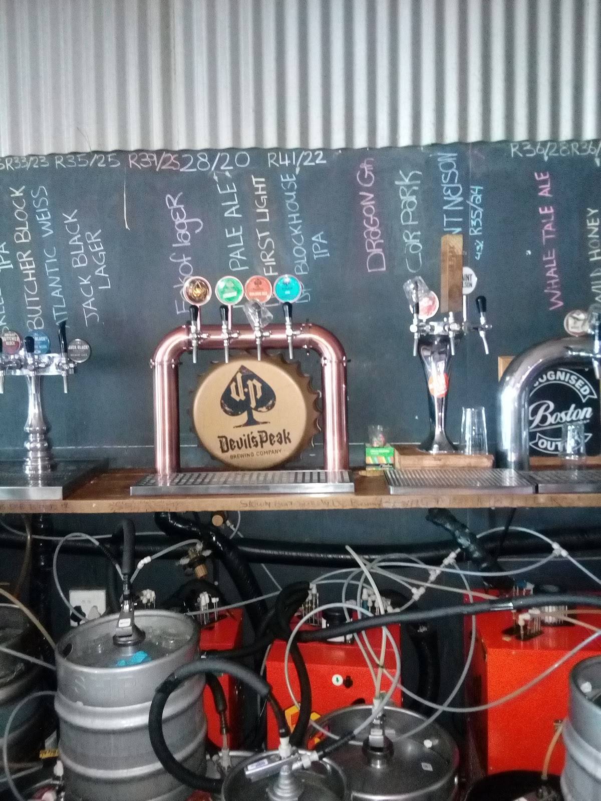 Menu at BeerShack pub & bar, Port Elizabeth, Dolphin's Leap
