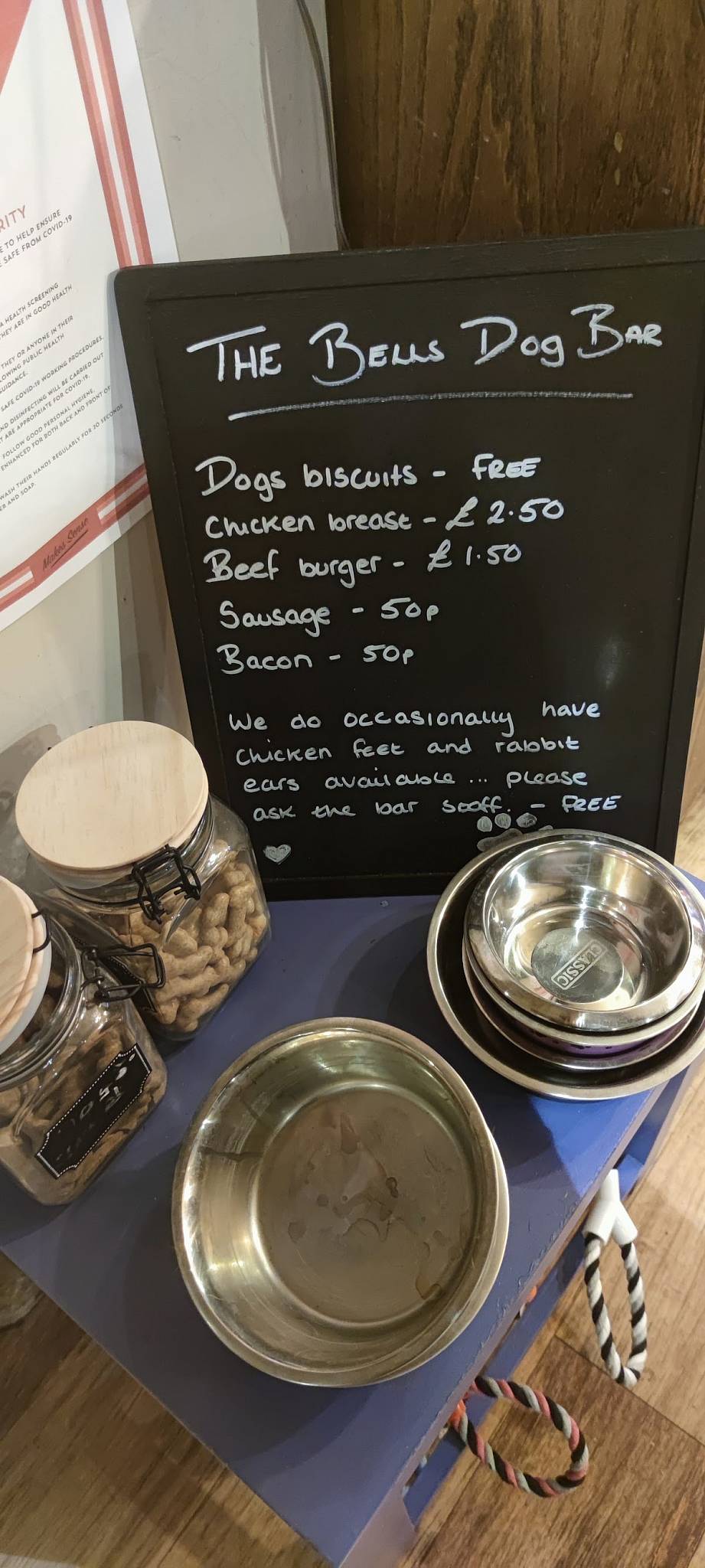 Menu at Bell Inn pub & bar, Tong, Newport Road