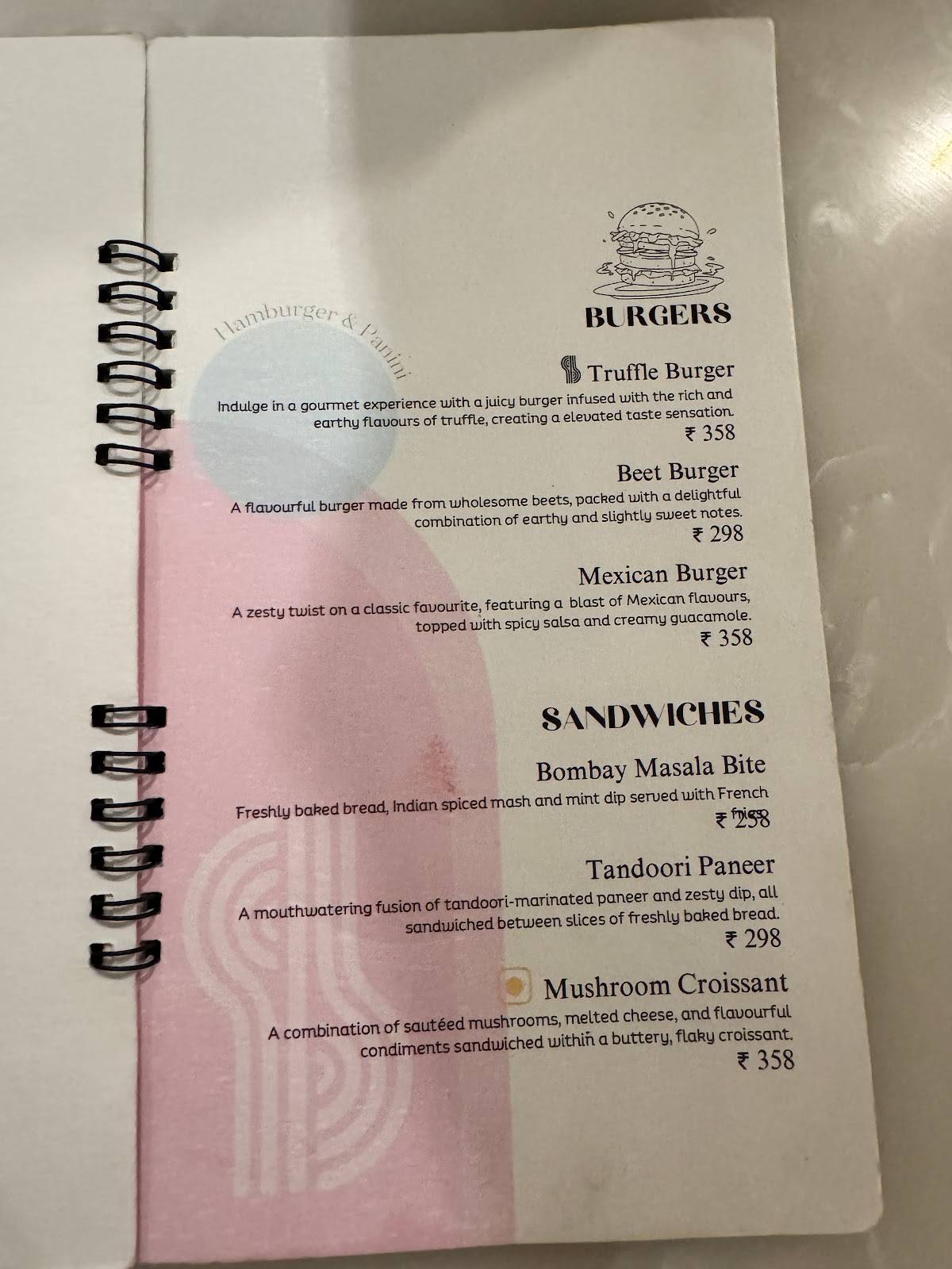 Menu at Bellissimo Home Cafe, Jaipur
