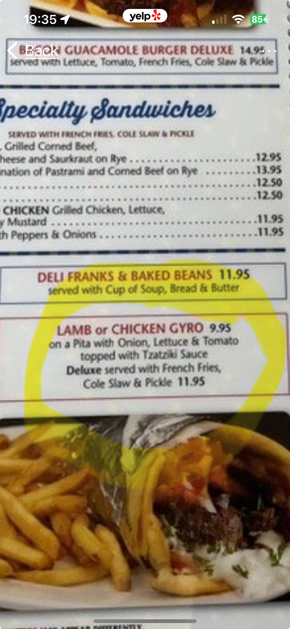 Menu at Bendix Diner restaurant, Hasbrouck Heights, 464 NJ-17