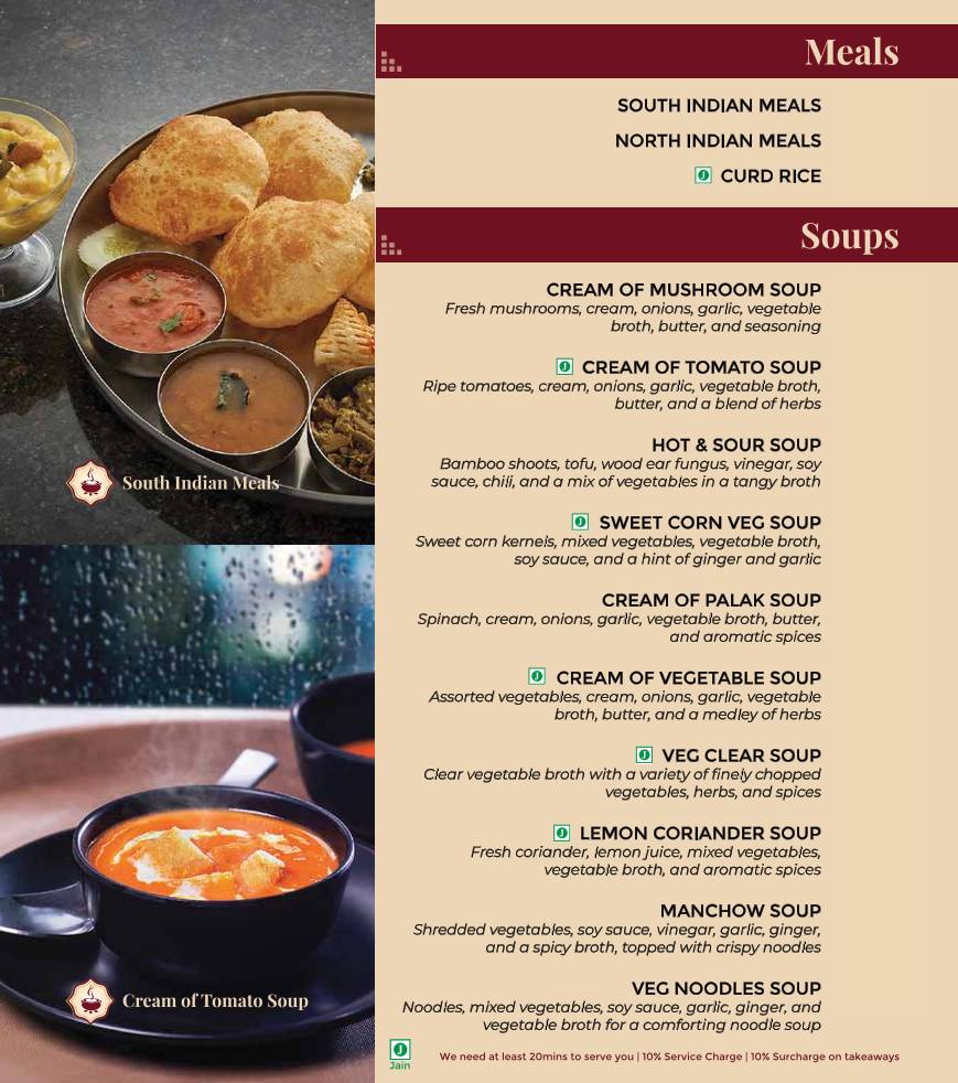 Menu at Paakashala @ 8th Block Veg Restaurants in Jayanagar 8th Block ...
