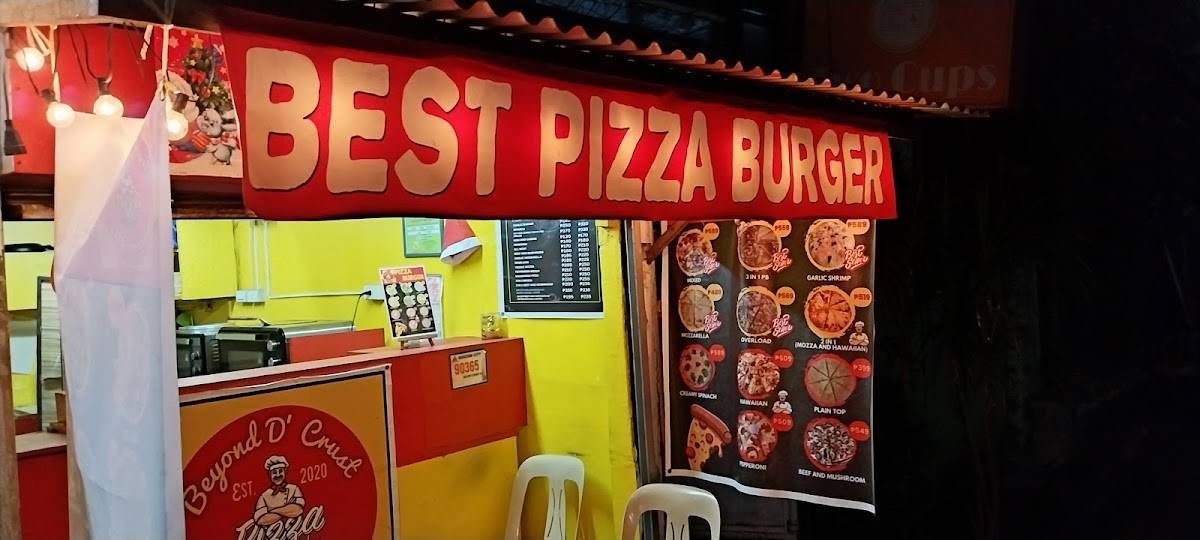 Menu at Beyond the Crust Quezon city restaurant, Quezon City