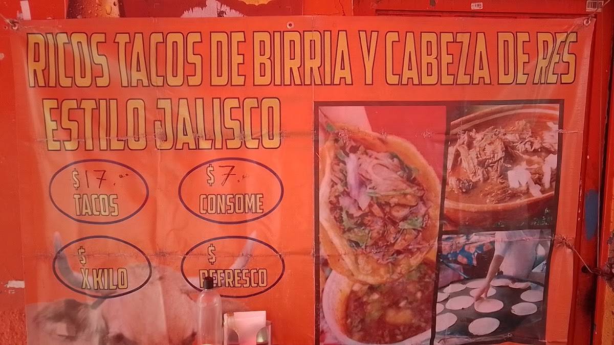Carta del restaurante Birria Estilo Jalisco y Cabeza del Res, Ecatepec ...