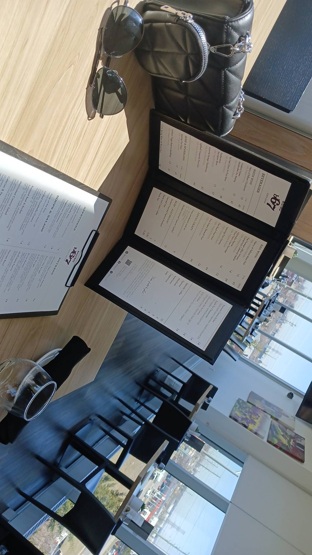 Menu at Bistro '67 restaurant, Whitby