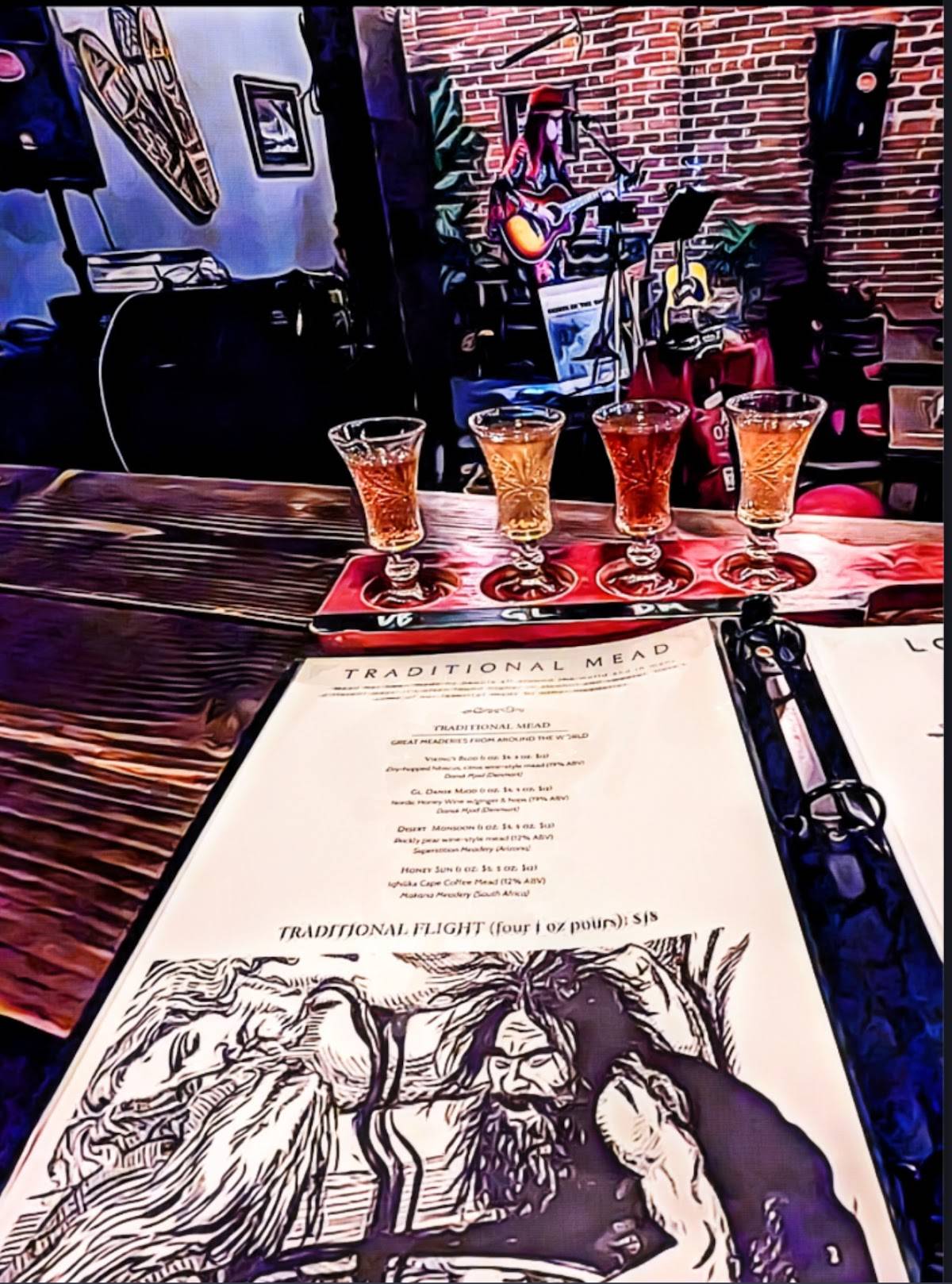 Menu at Black Rabbit Mead Company pub & bar, Reno