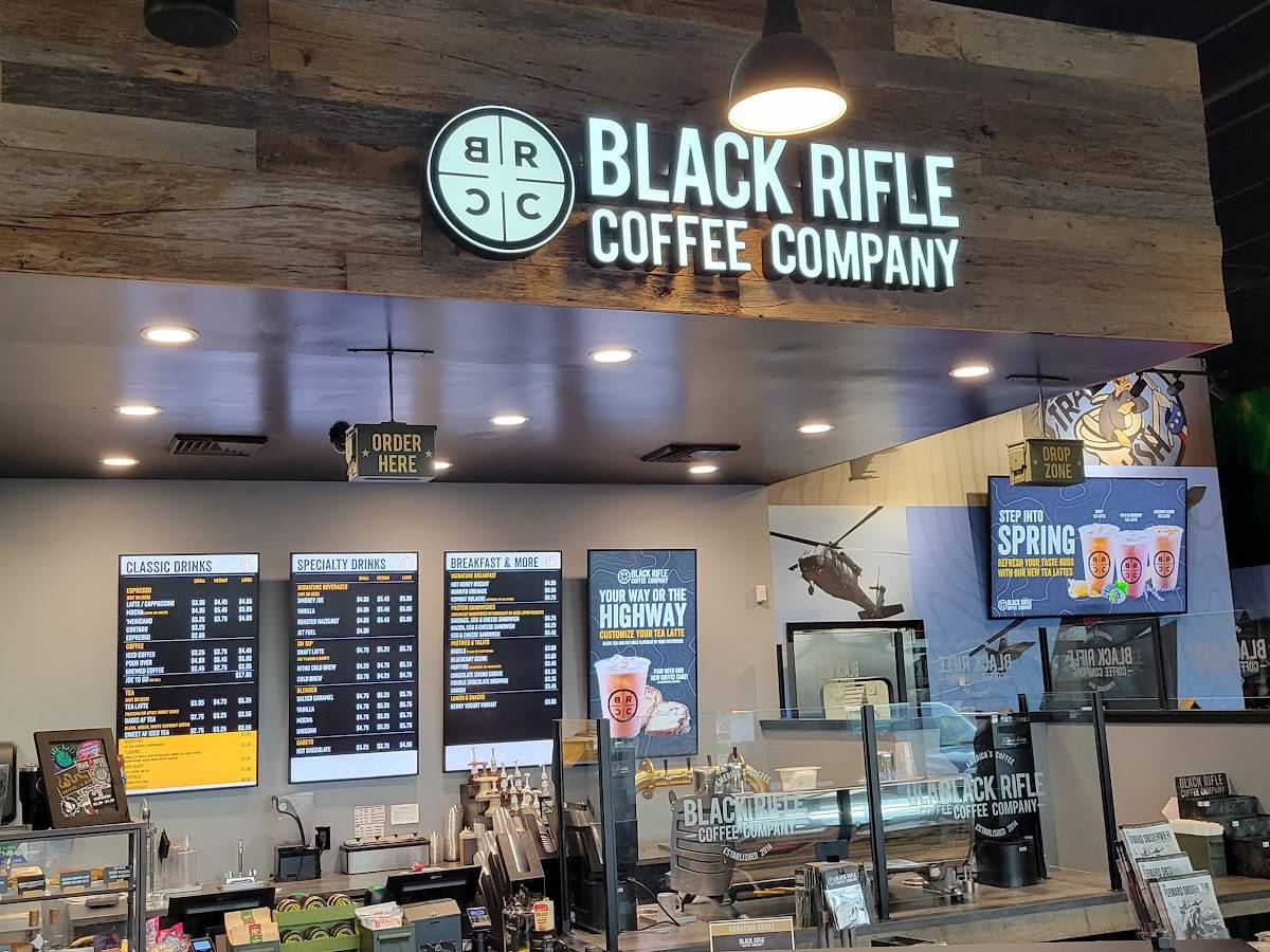 Menu at Black Rifle Coffee Company, Layton