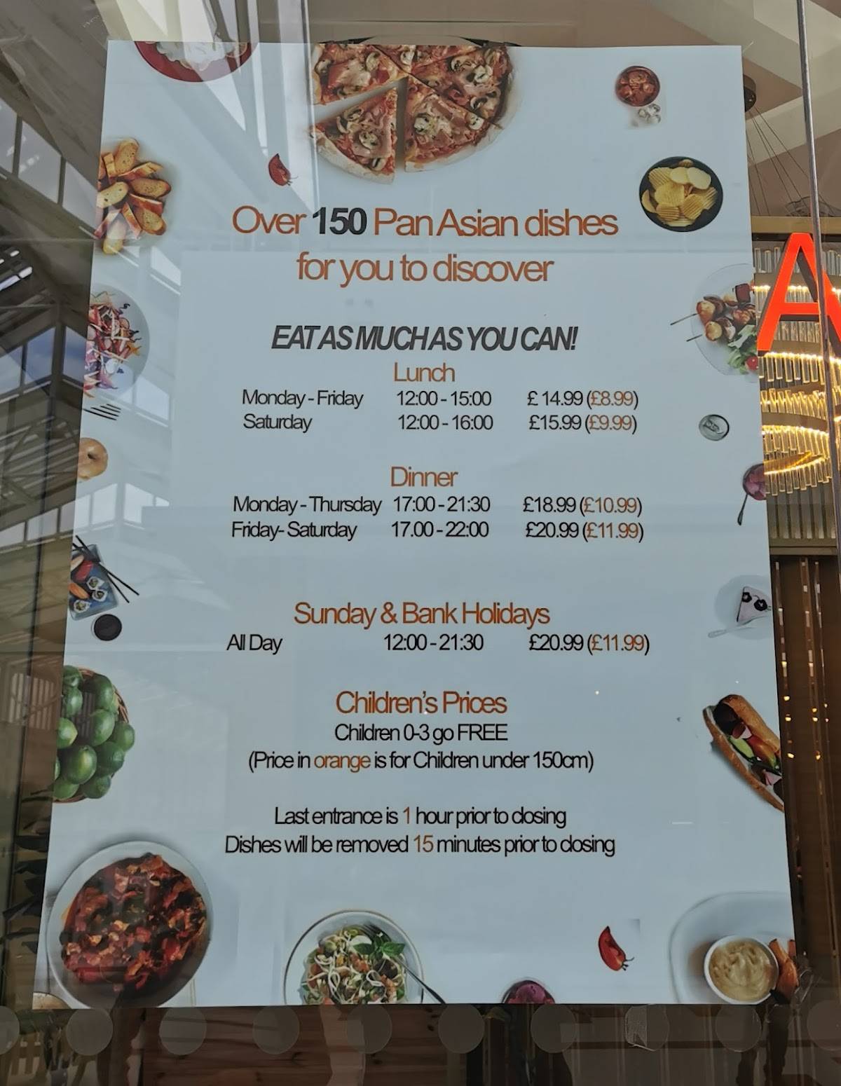 Menu at Bon Pan Asian Buffet restaurant, Brierley Hill