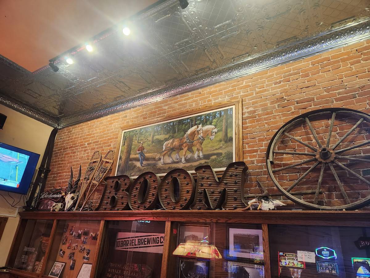 Menu at Boomtown Saloon pub & bar, Jacksonville