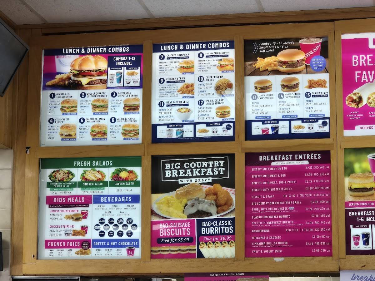 Menu at Braum's Ice Cream & Dairy Store fast food, Neosho