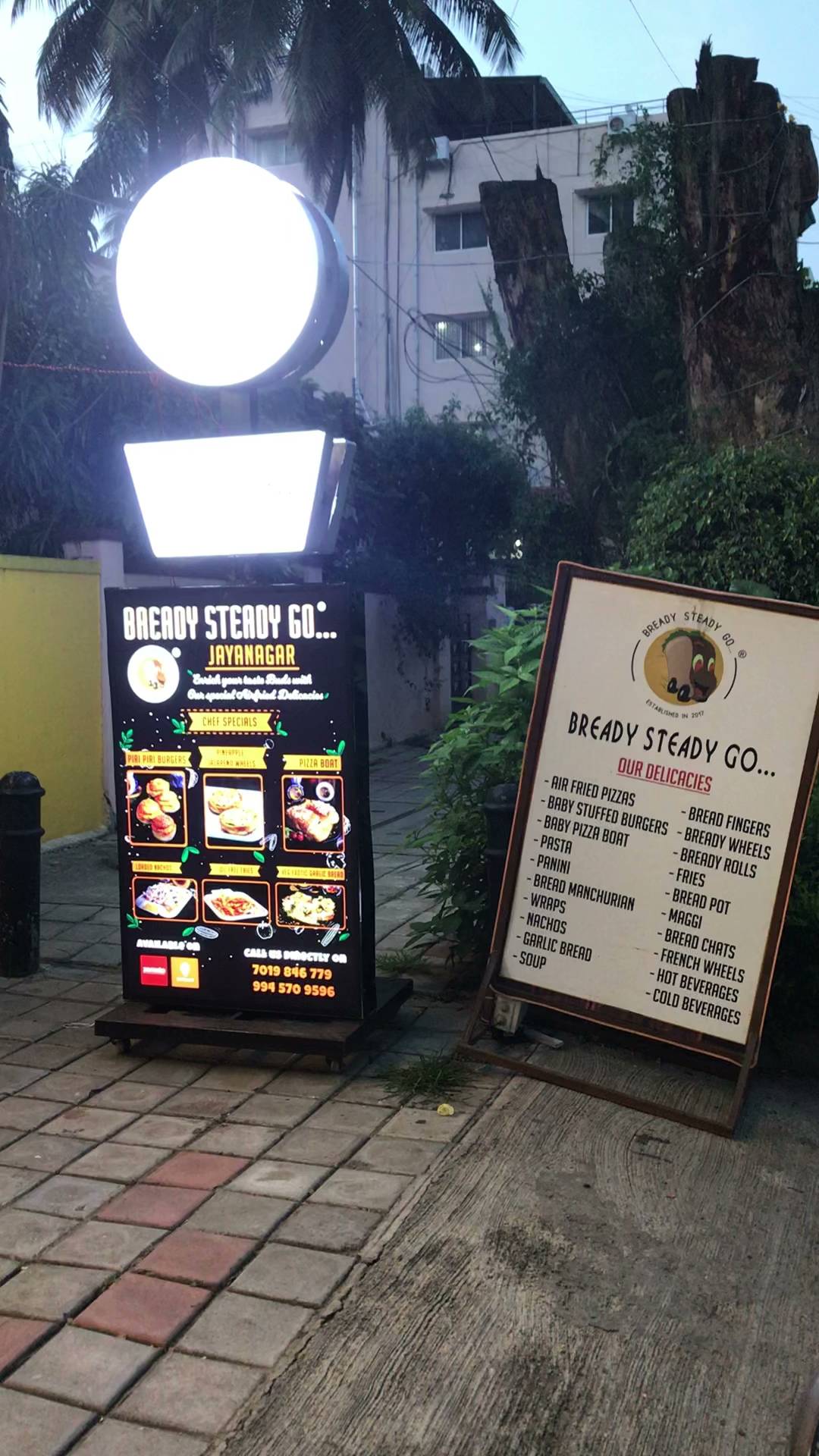 Menu at BREADY STEADY GO..., Bengaluru
