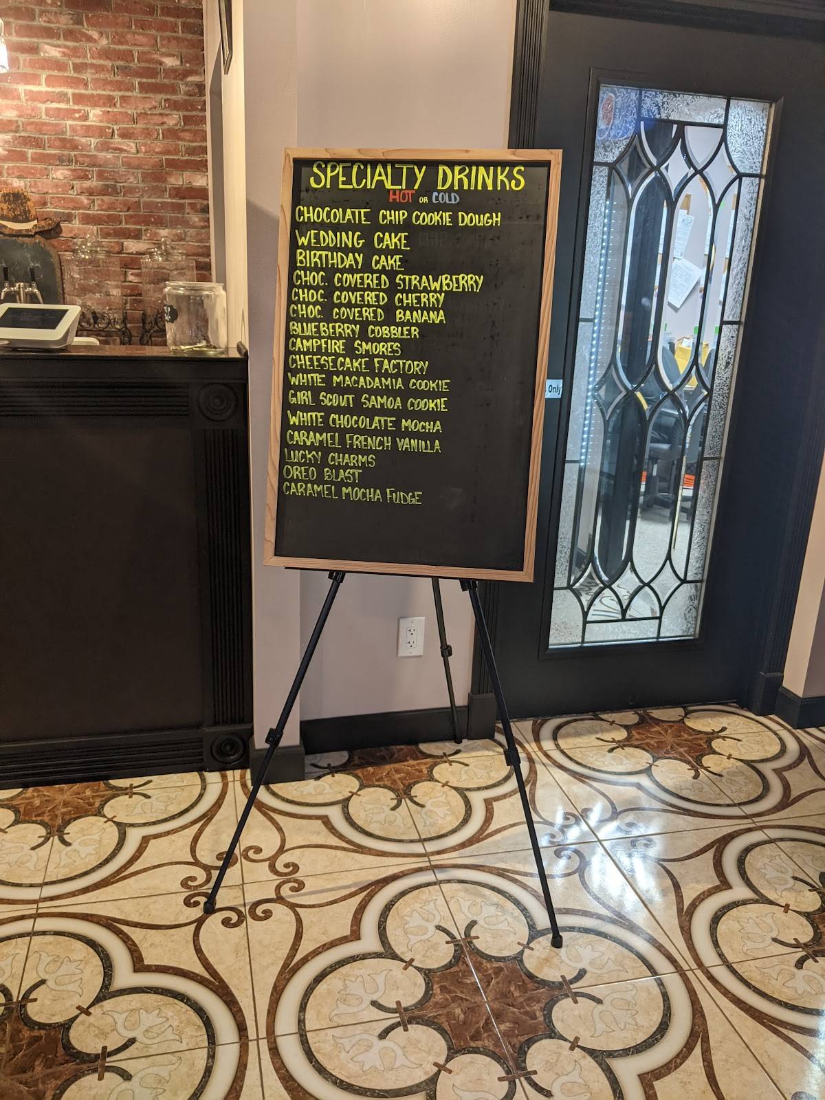 Menu at Brewed Awakening Coffee & Espresso Bar, Economy