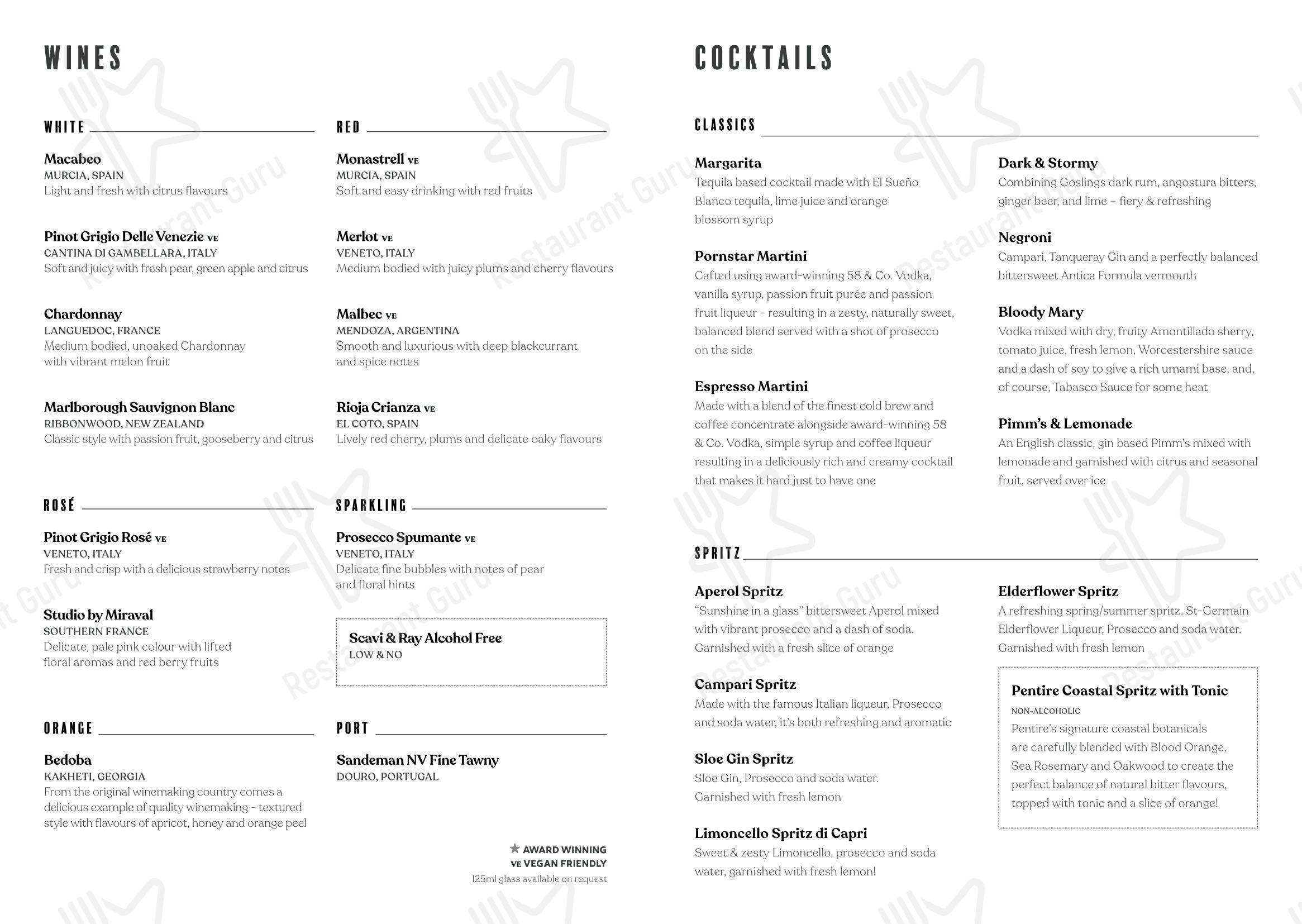 Menu at Brewhouse & Kitchen - Worthing pub & bar, Worthing